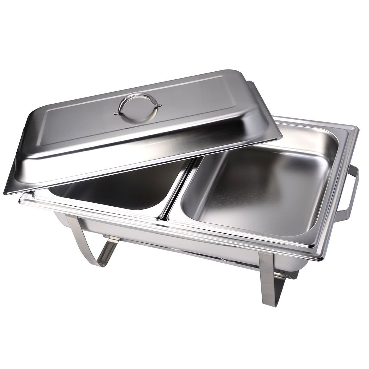 9TRADING 2 Pack of 9 Quart Rectangular Chafing Dish Stainless Steel Full Size New