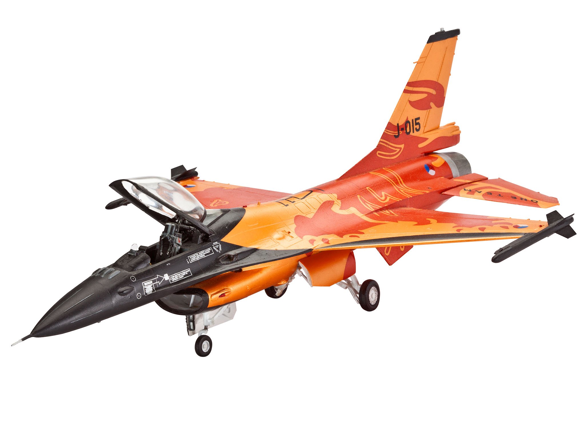 Revell Germany Lockheed Martin F-16 MLU Solo Display Plastic Model Kit (1/72 Scale)