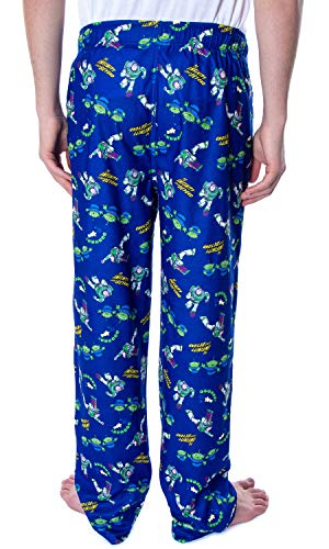 Disney Men's Toy Story Buzz Lightyear and Aliens to Infinity and Beyond! Sleepwear Lounge Pajama Pants (2X-Large)