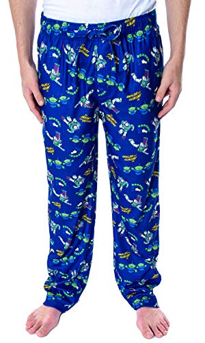 Disney Men's Toy Story Buzz Lightyear and Aliens to Infinity and Beyond! Sleepwear Lounge Pajama Pants (2X-Large)