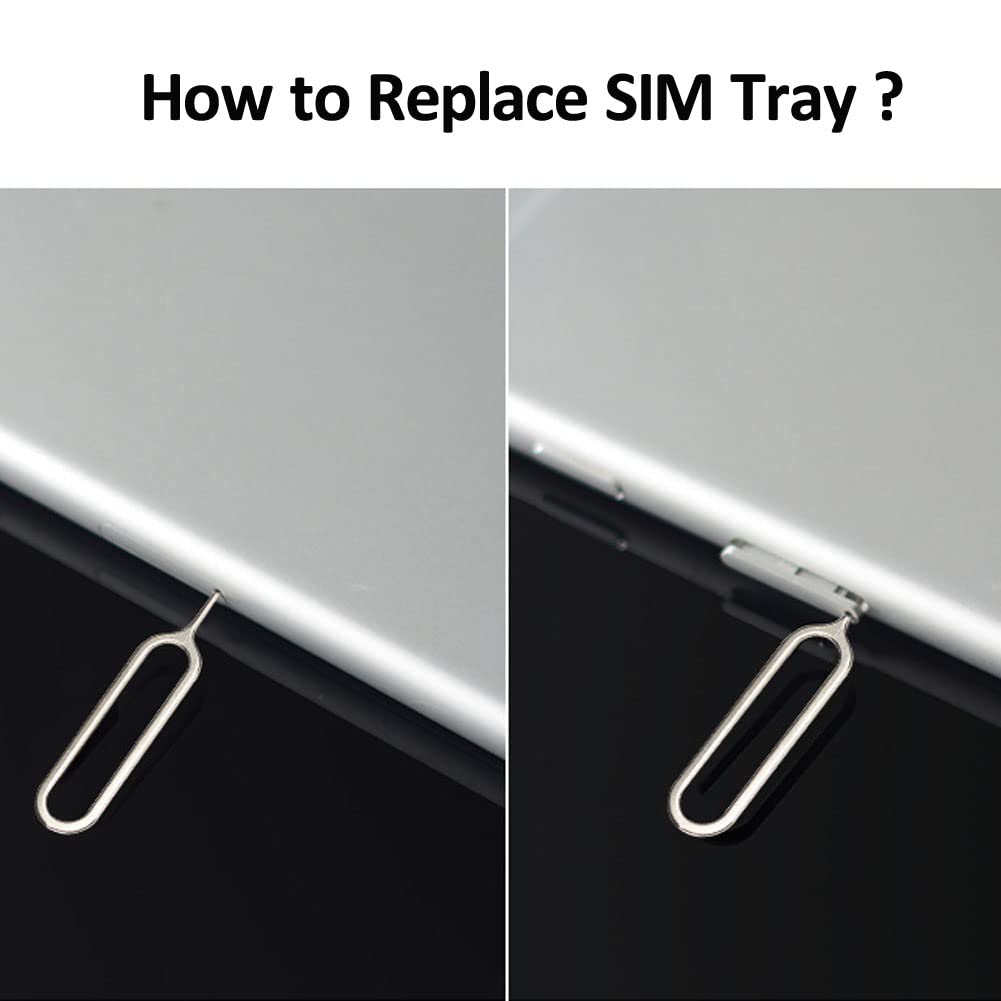 Black Sim Card Tray Compatible with iPhone 13 Mini Sim Card Tray Holder Slot Replacement (Midnight)