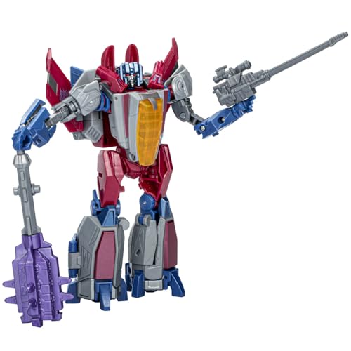 Transformers Toys Studio Series Voyager War for Cybertron 06 Gamer Edition Starscream, 6.5-inch Converting Action Figure, 8+
