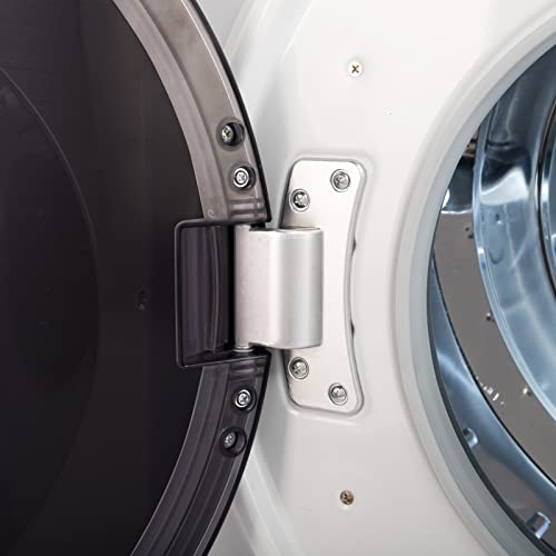 1300W Electric Portable Clothes Dryer Compact Clothes Dryer Easy Control Button Panel for Variety Drying Mode (23.62 * 15.75 * 27.17) Inch Stainless Steel Clothes Dryer with Exhaust Pipe Four-function Portable Clothes Dryer, White