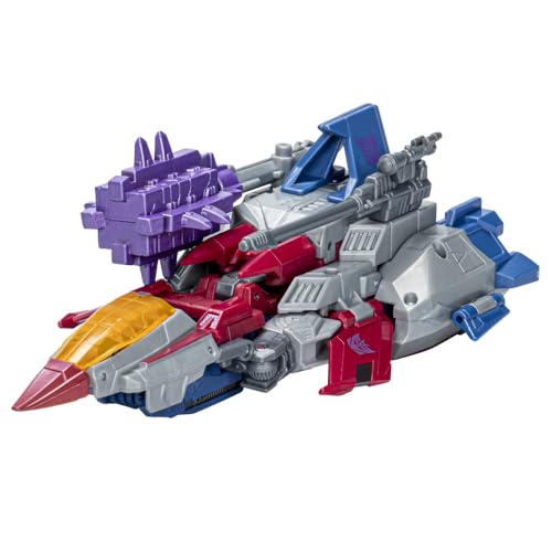 Transformers Toys Studio Series Voyager War for Cybertron 06 Gamer Edition Starscream, 6.5-inch Converting Action Figure, 8+
