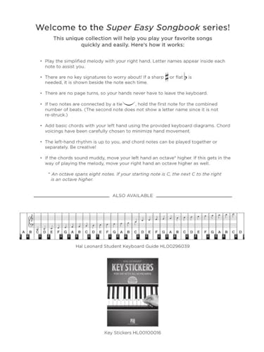 Harry Styles - Super Easy Songbook for Piano