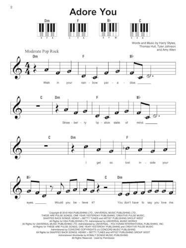 Harry Styles - Super Easy Songbook for Piano