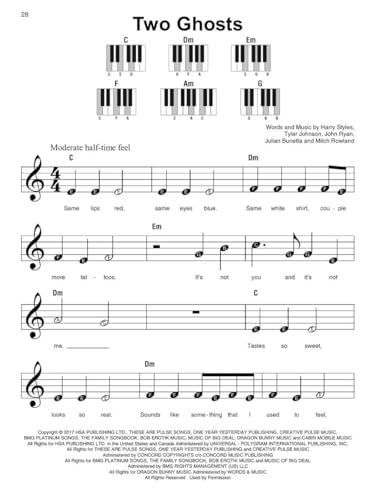 Harry Styles - Super Easy Songbook for Piano