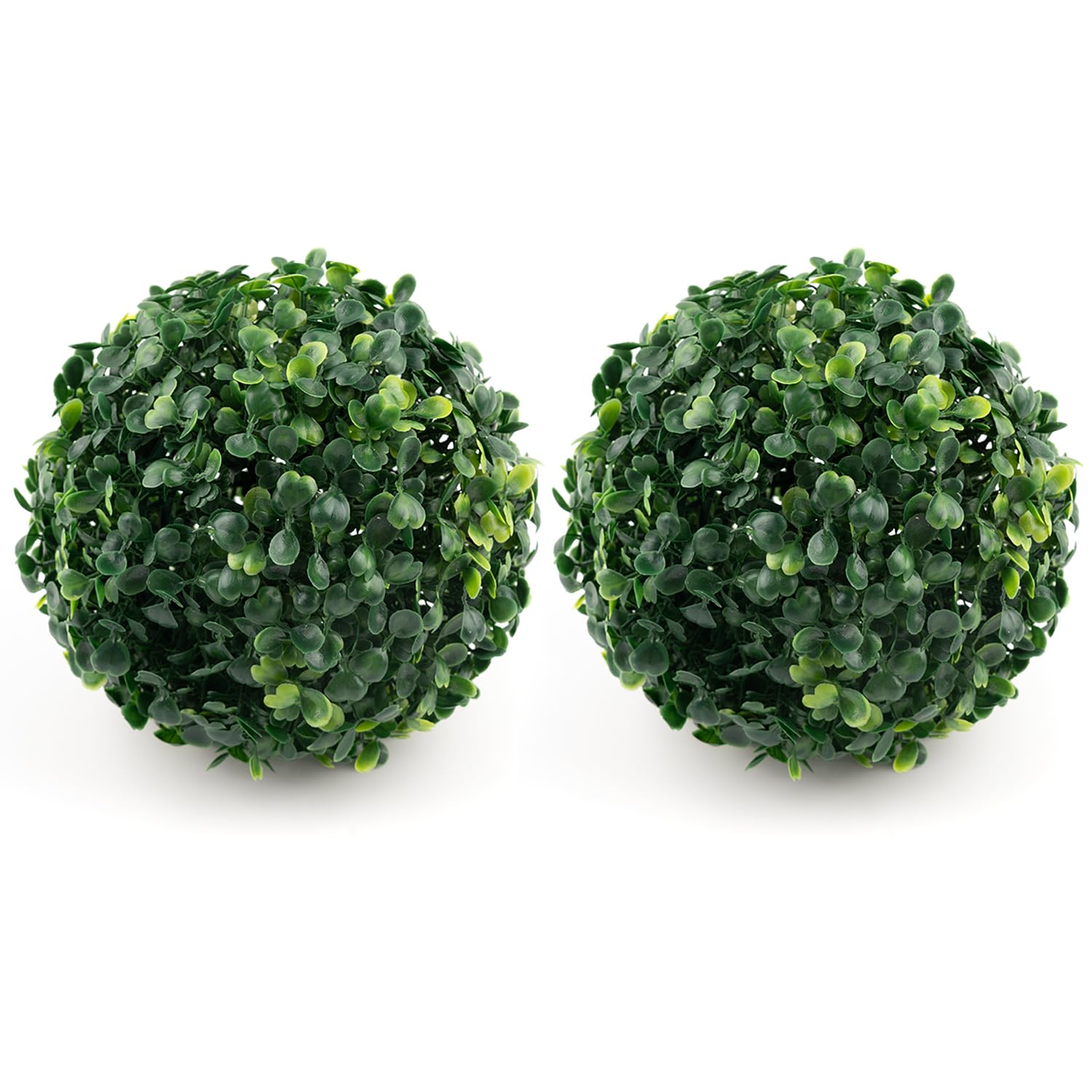 AUEAR, Artificial Boxwood Topiary Plant Balls Decorative for Table Decoration Garden Wedding Decor (7 Inch Diameter, 2 Pack)