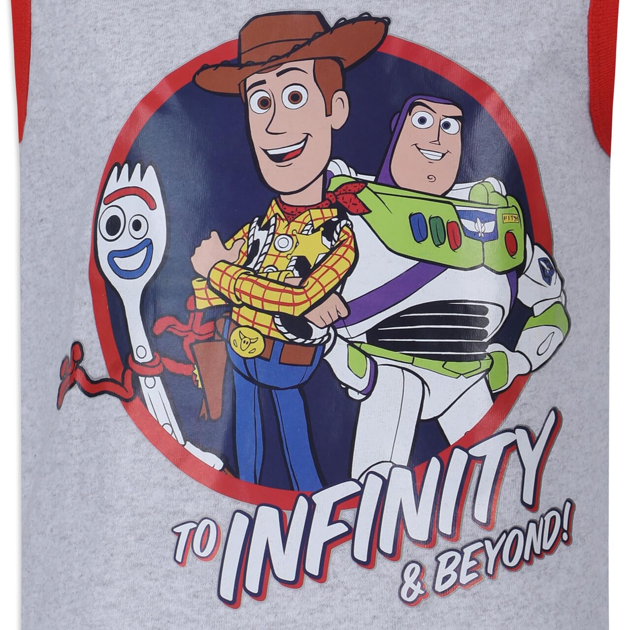 Disney Toy Story Woody & Buzz Lightyear Boys’ 2 Pack Tank Top for Toddler and Little Kids - Blue/Grey