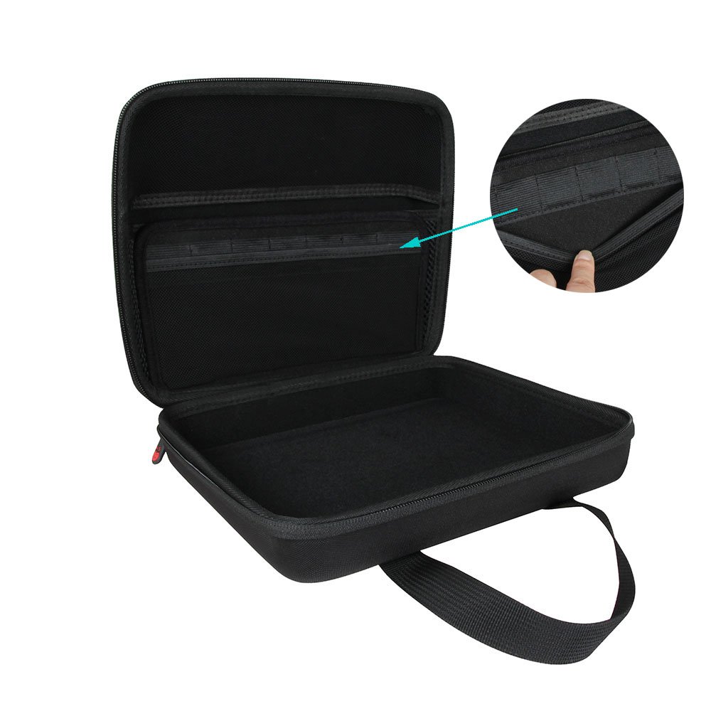 Hermitshell Hard EVA Travel Black Case Fits Nintendo Switch System