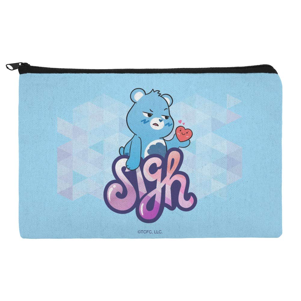Care Bears: Unlock the Magic Grumy Bear Sigh Makeup Cosmetic Bag Organizer Pouch