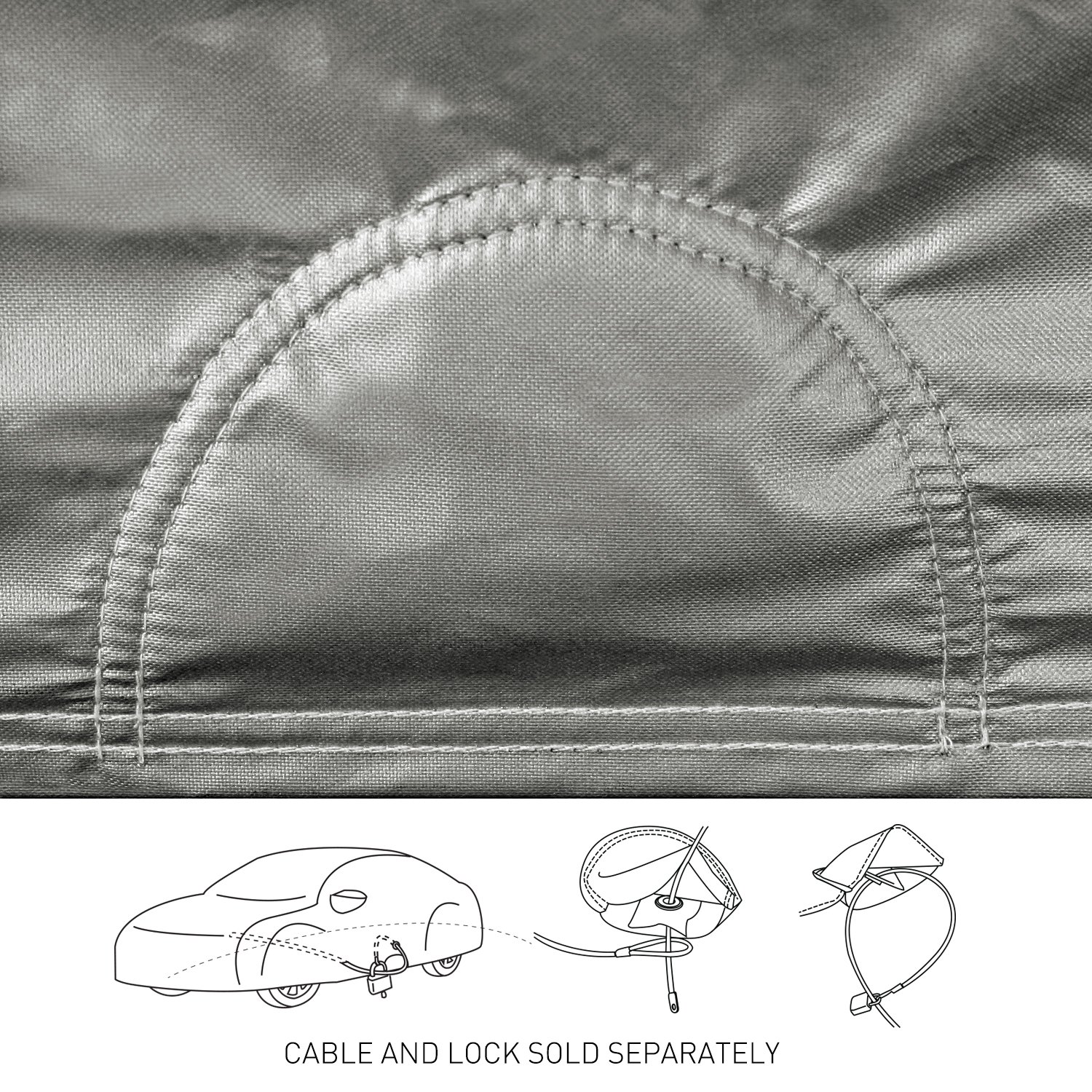 Coverking Custom Fit Car Cover for Select Ferrari F40 Models - Silverguard Plus (Silver)