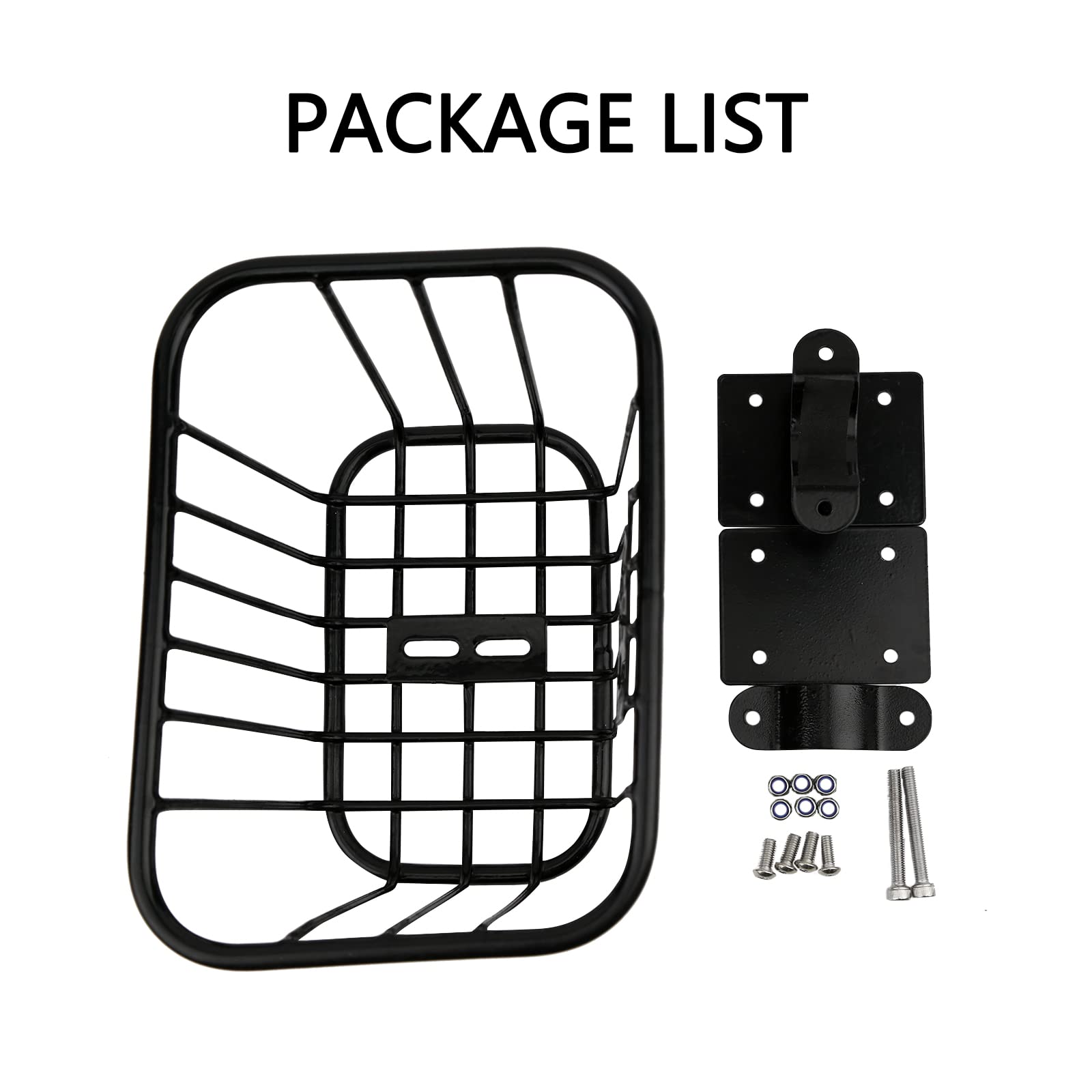 ARLVEKE Basket Compatible with Segway Ninebot KickScooter F20/F25/F30/F40/ E22/E25/ES1/ES2/E2/E2Plus/G30/G30LP/G30MAX Series Rust-Resistant Electric Scooter Front Baskets Accessories