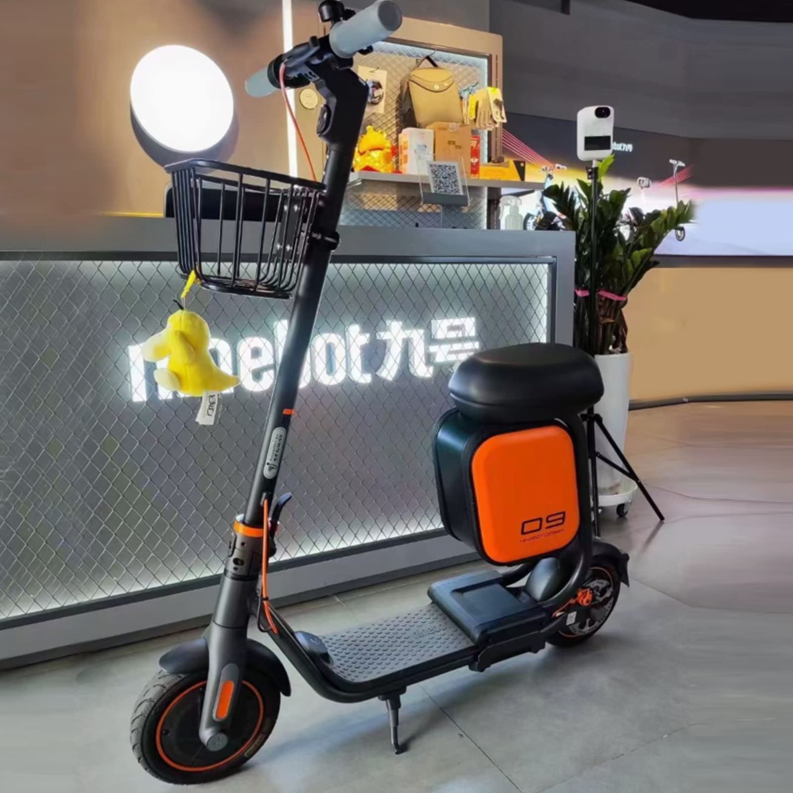 ARLVEKE Basket Compatible with Segway Ninebot KickScooter F20/F25/F30/F40/ E22/E25/ES1/ES2/E2/E2Plus/G30/G30LP/G30MAX Series Rust-Resistant Electric Scooter Front Baskets Accessories