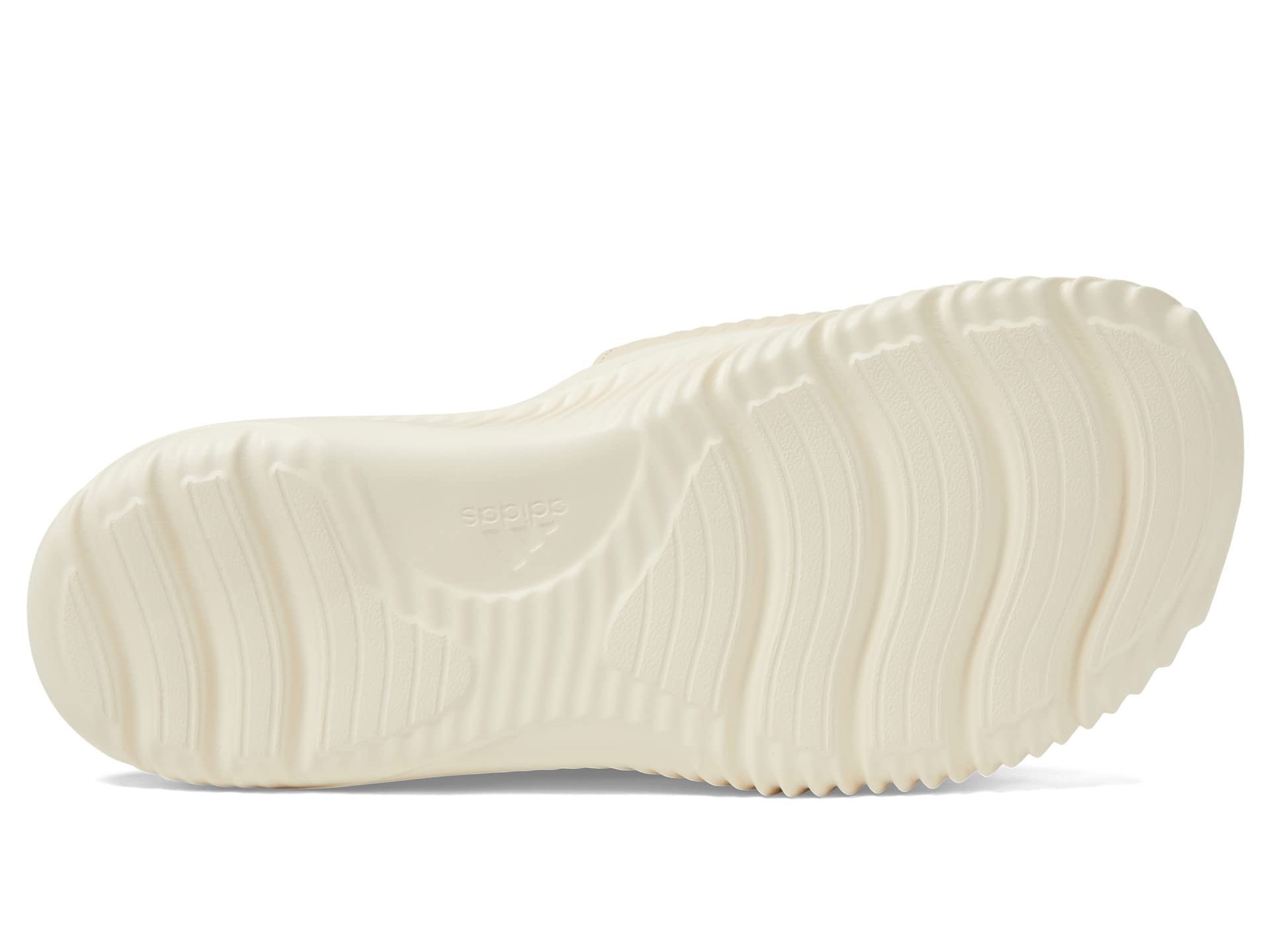 adidas Unisex Alphabounce 2.0 Slides Sandal, Sand Strata/Silver Pebble/Wonder White, 9 US Men