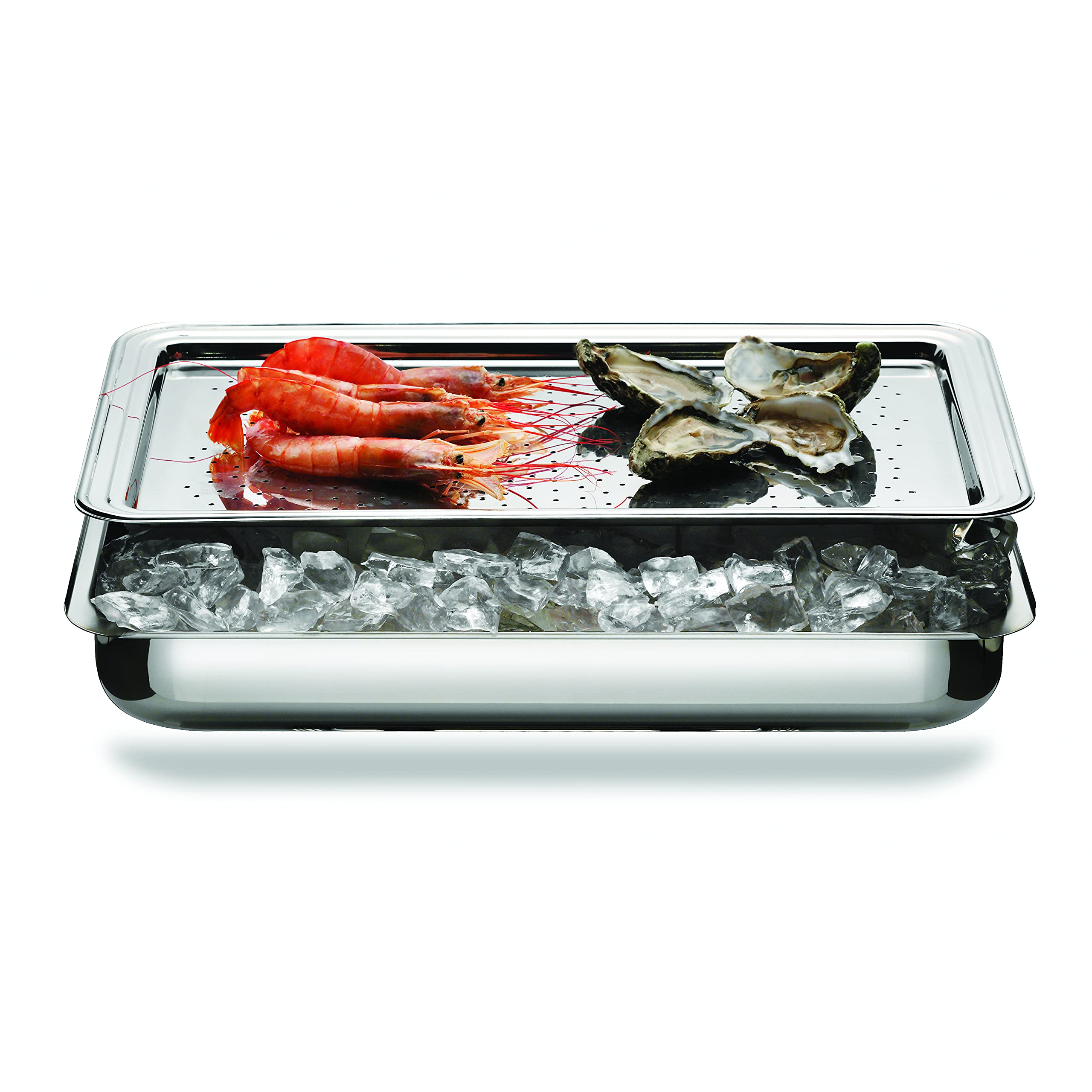 MEPRA AZD200986 Yoghurt Stand for Buffet Palace, Small, Stainless Steel