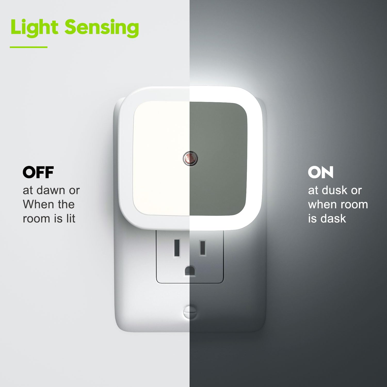 Sujeet Night Light, Night Lights Plug into Wall [4 Pack], Nightlight Led Night Light for Adults, Plug in Night Light for Adults Bedroom Cool White