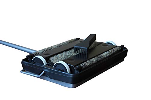 ALL PARTS ETC. Carpet Sweeper Non Electric Vacuum Cleaner, Floor Sweeper Broom with Rotating Brushes, Manual Vacuum Sweeper, Push Vacuum for Tile, Carpets and Hardwood 10.5”