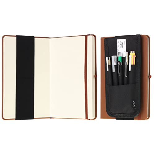 Mr. Pen Adjustable Elastic Band Pen Holder for Hard Cover Journals & Planner - Pen Sleeve Notebook & Pencil Holder