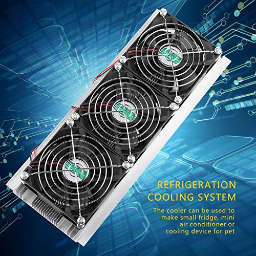 Thermoelectric Cooler, Thermoelectric Cooler, Asixx DIY Thermoelectric Peltier Refrigeration Semiconductor Cooler Air Cooling Device 20A 12V