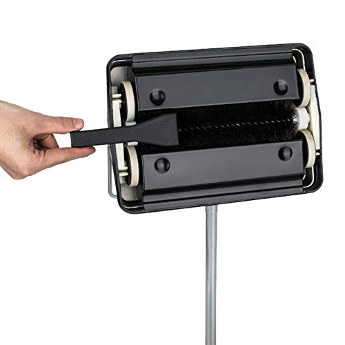 ALL PARTS ETC. Carpet Sweeper Non Electric Vacuum Cleaner, Floor Sweeper Broom with Rotating Brushes, Manual Vacuum Sweeper, Push Vacuum for Tile, Carpets and Hardwood 10.5”