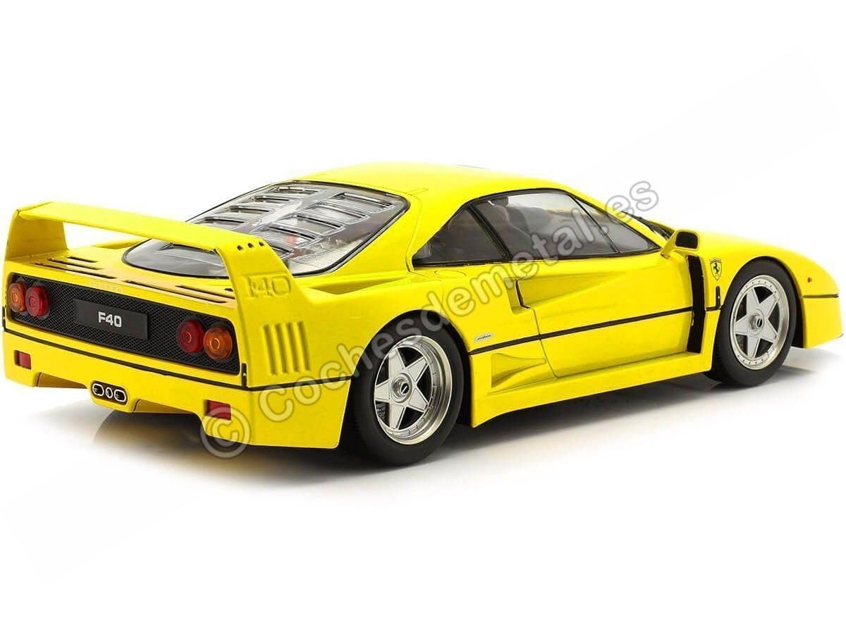 KK Scale KKDC180692 - Ferrar. F40 Yellow 1987 - Scale 1/18 - Collectible Model