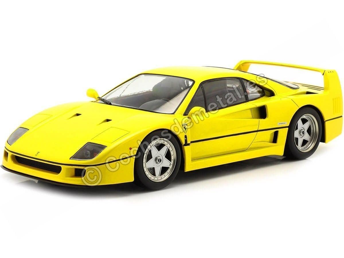 KK Scale KKDC180692 - Ferrar. F40 Yellow 1987 - Scale 1/18 - Collectible Model