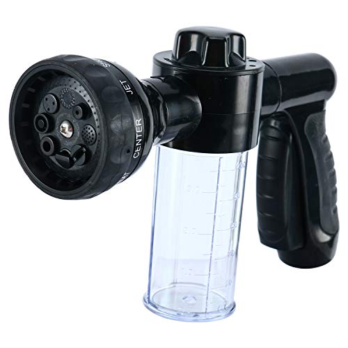 8MILELAKE Foam Sprayer Garden Hose Spray Nozzle Car Wash Foam Gun Snow Foam Lance