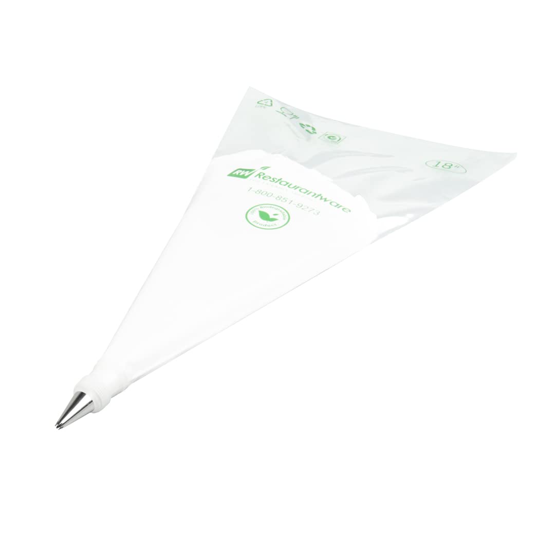 Restaurantware Pastry Tek Piping Tip 1 Open Star Decorating Tip - #18 Dent-Resistant Stainless Steel Icing Tip Dishwasher-Safe Decorate Cupcakes Cakes or Cookies