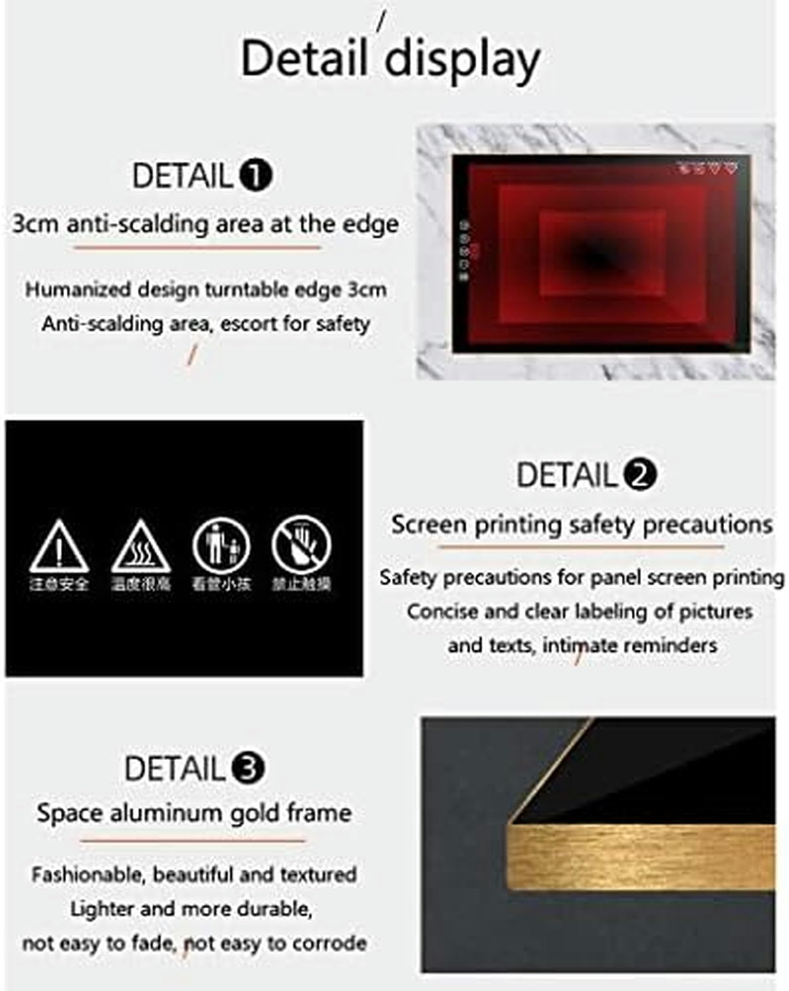 Electric Food Warmer Plate, Electric Warming Tray Serving Tray Food Multifunctional Hotplates Warmer Hot Plate with Adjustable Temperature Control Keep Food Warm for Buffets Home Dinners