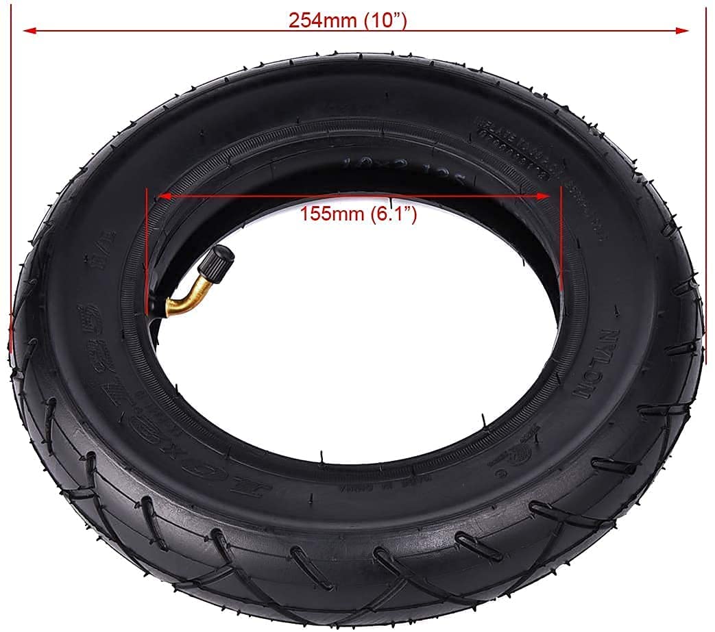 GLDYTIMES 10 Inch Scooter Tires 10 x 2.125 Scooter Tire Replacement for Xiaomi M365 / Pro Electric Scooter Smart Self Balancing Scooter Replacement 10" Tires and Tube