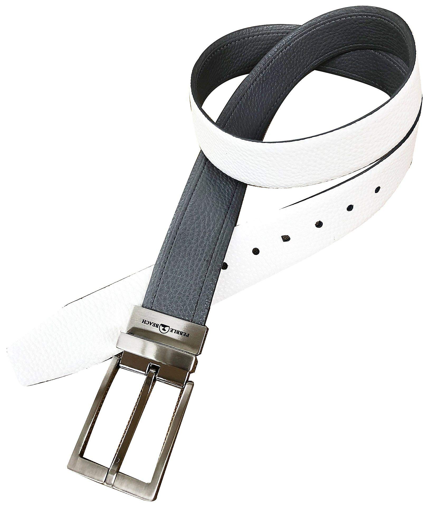 Pebble Beach Mens Belt, Gray, 38