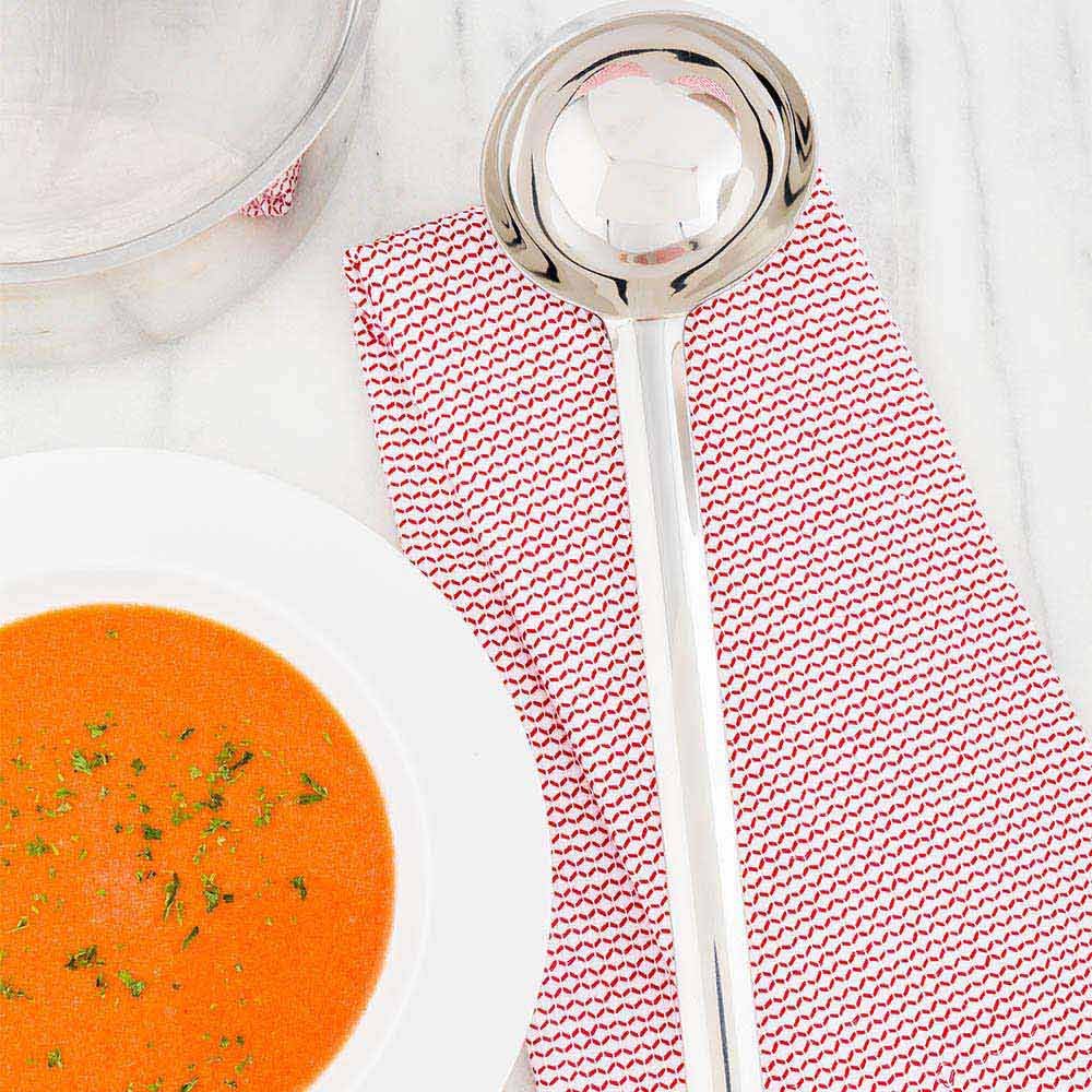 Restaurantware Met Lux 8 Ounce Portion Ladle 1 Multipurpose Portion Serving Spoon - Does Not Corrode Dishwashable Stainless Steel Portion Control Serving Utensil Premium