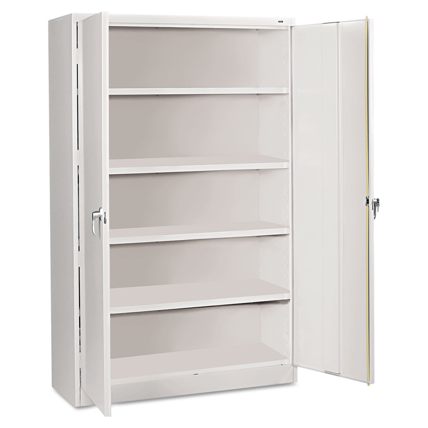 Tennsco J1878SULGY Assembled Jumbo Steel Storage Cabinet, 48w x 18d x 78h, Light Gray