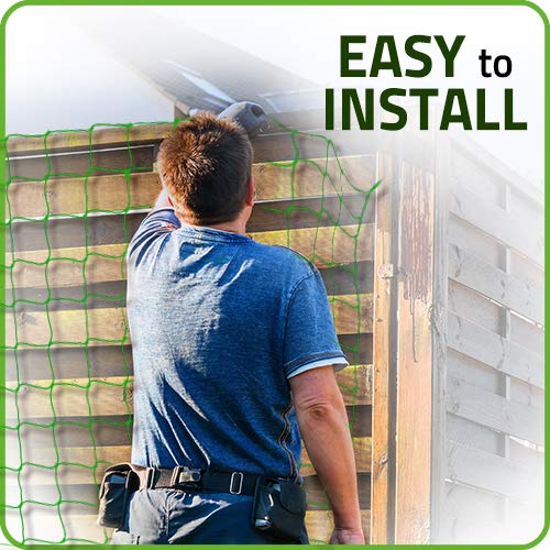 De-Bird: Trellis Netting for Climbing Garden Plants, Grow Garden Flowers, Green Pea and Vine Plants