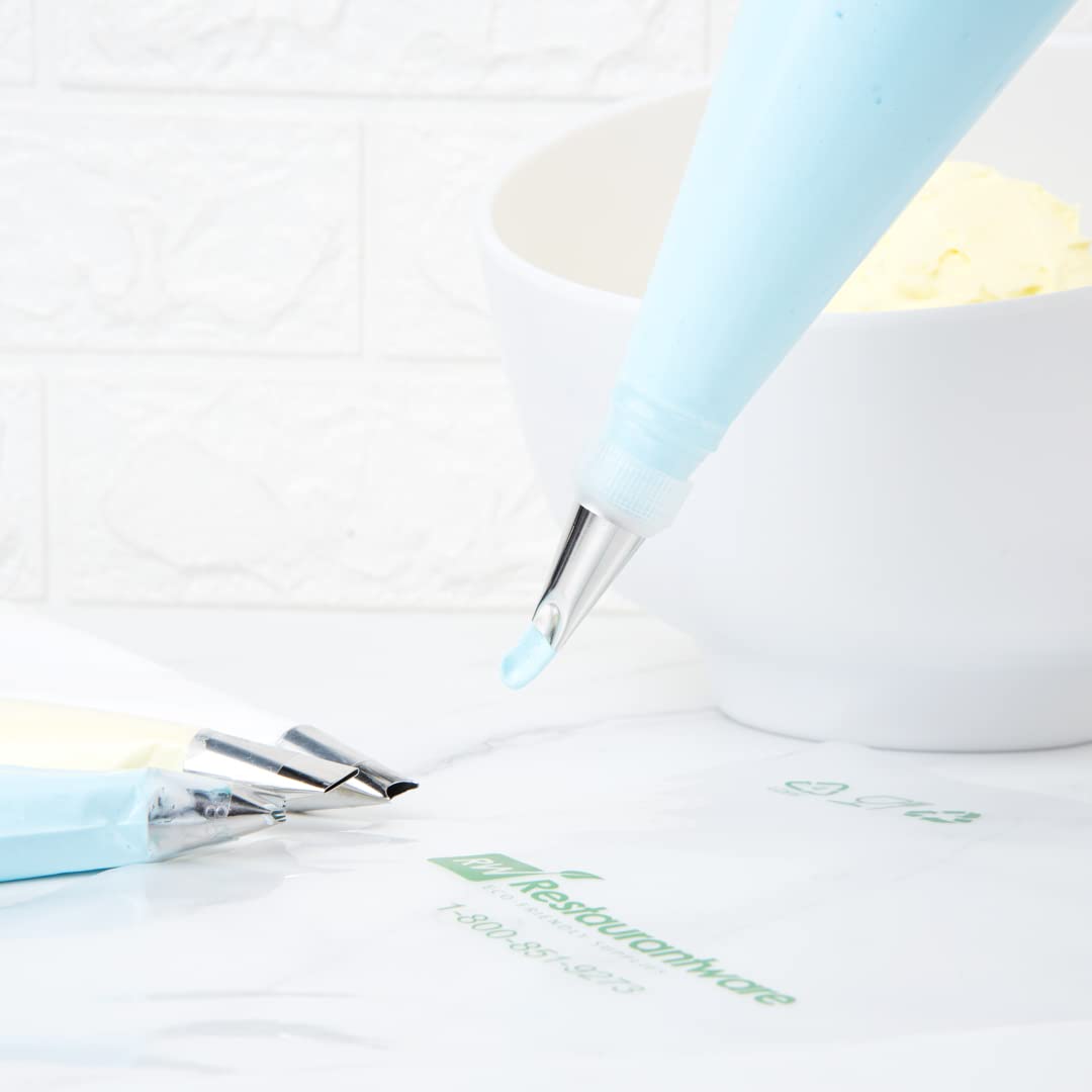 Restaurantware Pastry Tek Petal Tip 1 Reusable Decorating Cake Tip - #59S Dent-Resistant Stainless Steel Rose Frosting Tip Dishwasher-Safe Decorate Cupcakes Cakes or Cookies