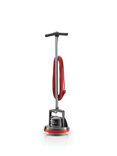 Oreck Commercial Orbiter Hard Floor Cleaner Machine ,Multi-Purpose Hardwood Wood Laminate Carpet Tile Concrete Grout Marble Floor Cleaning, 50-Foot Long Cord, ORB550MC, Gray/Red