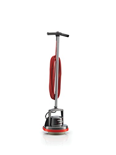 Oreck Commercial Orbiter Hard Floor Cleaner Machine ,Multi-Purpose Hardwood Wood Laminate Carpet Tile Concrete Grout Marble Floor Cleaning, 50-Foot Long Cord, ORB550MC, Gray/Red