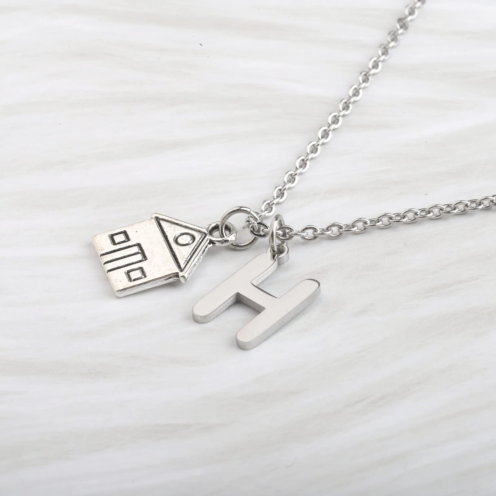 BLEOUK Singer home Inspired Necklace singer fans gift Music Gift Album Gift Music lover jewelry (Home NE)