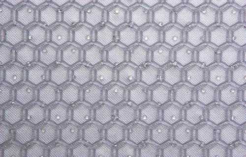Intro-Tech Hexomat Front Row Custom Floor Mats for Select Ferrari F40 Models - Rubber-like Compound (Clear)