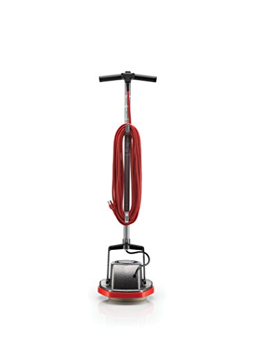 Oreck Commercial Orbiter Hard Floor Cleaner Machine ,Multi-Purpose Hardwood Wood Laminate Carpet Tile Concrete Grout Marble Floor Cleaning, 50-Foot Long Cord, ORB550MC, Gray/Red