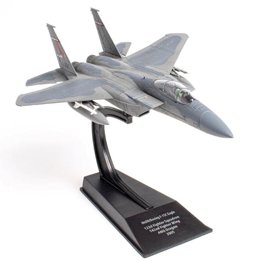Hachette Airplane F-15 (F-15C) Eagle 123rd FS Oregon Air National Guard 1/100 Scale Diecast Model