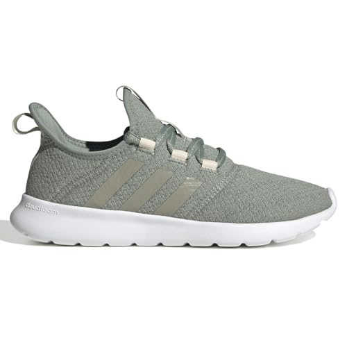 adidas Women's Cloudfoam Pure 2.0 Sneaker, Silver Green/Silver Pebble/Wonder White, 6