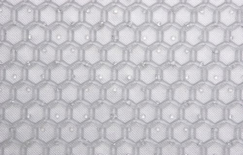 Intro-Tech Hexomat Front Row Custom Floor Mats for Select Ferrari F40 Models - Rubber-like Compound (Clear)