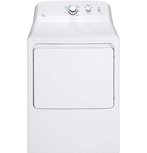 GE GTD33GASKWW Aluminized Alloy Drum Gas Dryer, 7.2 Cu. Ft. Capacity, White