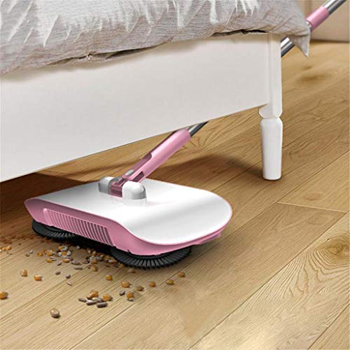 Gallity Hand Push Sweeper, Household 360° Rotation Automatic Sweeper, Lightweight Carpet Sweeper,Strong Floor Sweeper, Great for House,Office,Kitchen,Carpet,Hard Floor (Blue)