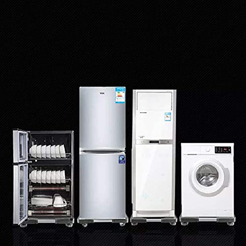 QQUN Adjustable Mini Fridge Stand- Dryer Dorm Refrigerator Washing Machine Base- Washer Pedestal- Strong Feet for Machine- (Black)
