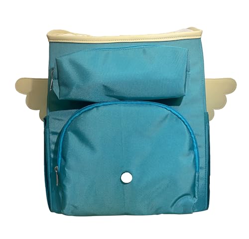 paerma Boys Backpack For School, 14 Inch, Plush With 3D Wings & Cartoon Prints, Adjustable Straps & Padded Back, Lightweight Bag for Kids, School or Travel