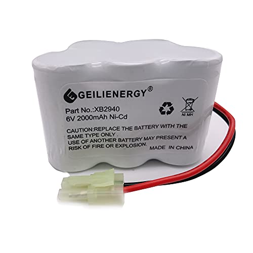 GEILIENERGY 6V Battery Compatible with Shark XB2940 V2940 V1940 V2940C Cordless Floor and Carpet Sweeper Vacuum Cleaner XB2940 V2940 V1940