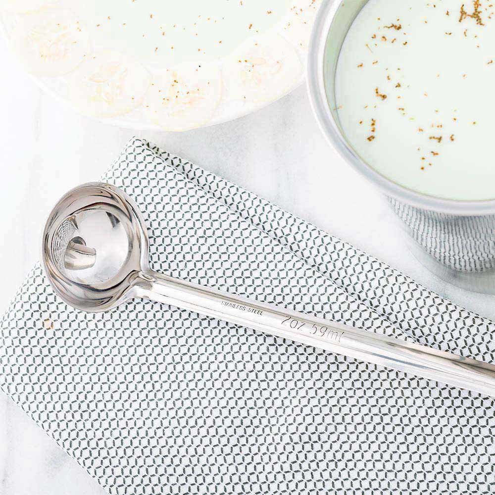 Restaurantware Met Lux 2 Ounce Portion Ladle 1 Multipurpose Portion Serving Spoon - Does Not Corrode Dishwashable Stainless Steel Portion Control Serving Utensil Premium